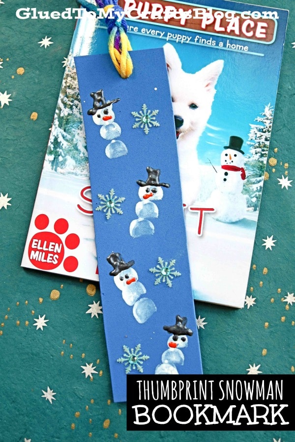 Thumbprint Snowman Bookmarks