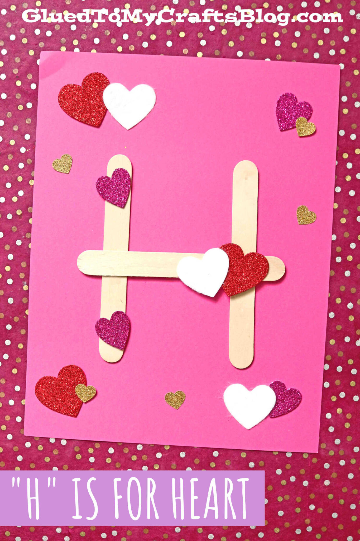 The ABC's In Popsicle Sticks