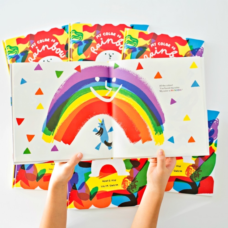 Paper Plate My Color Is Rainbow