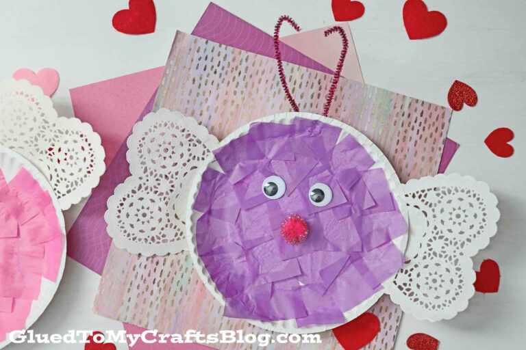 Paper Plate Valentine Love Bug Craft