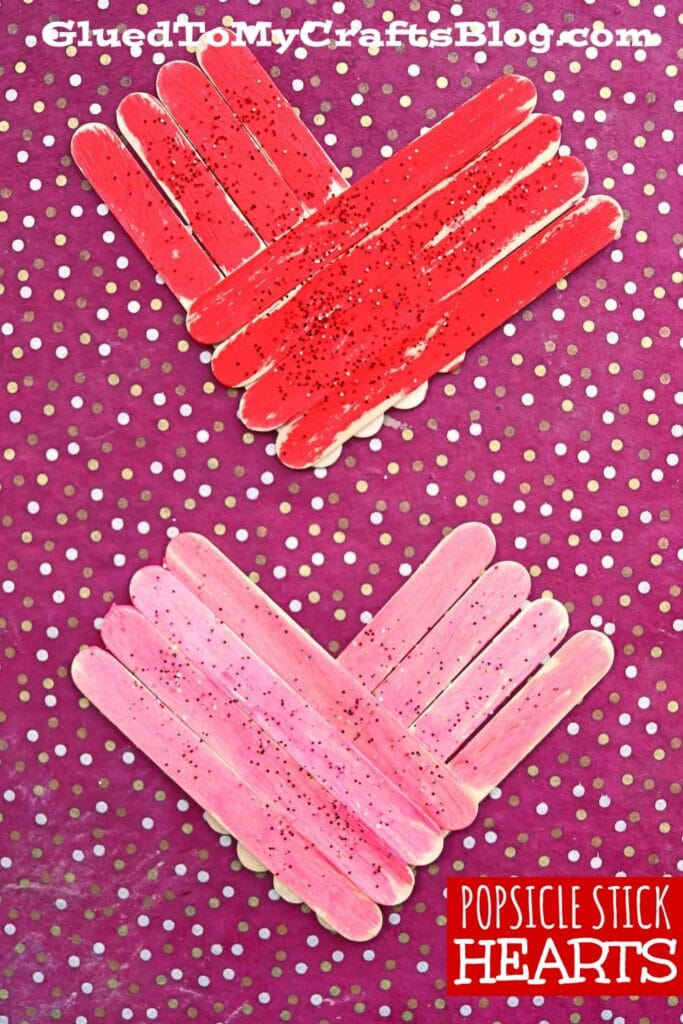 Popsicle Stick Hearts