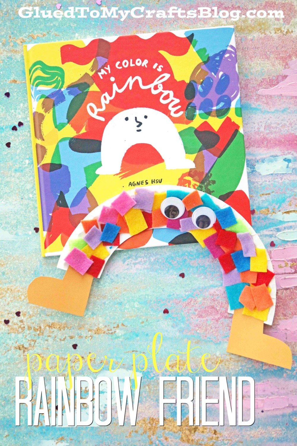 Paper Plate My Color Is Rainbow