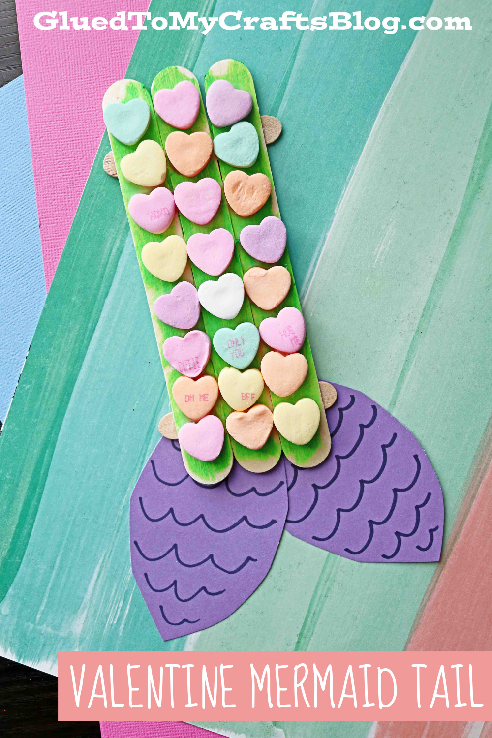 Valentine's Day Mermaid Tail Craft
