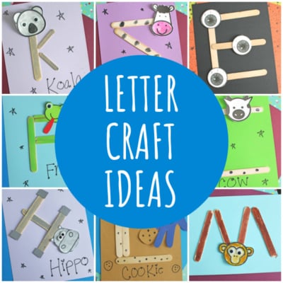 The ABC's In Popsicle Sticks