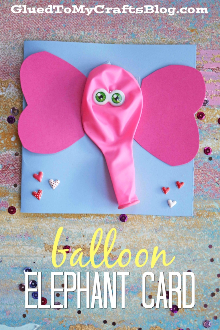 DIY Balloon Elephant Card