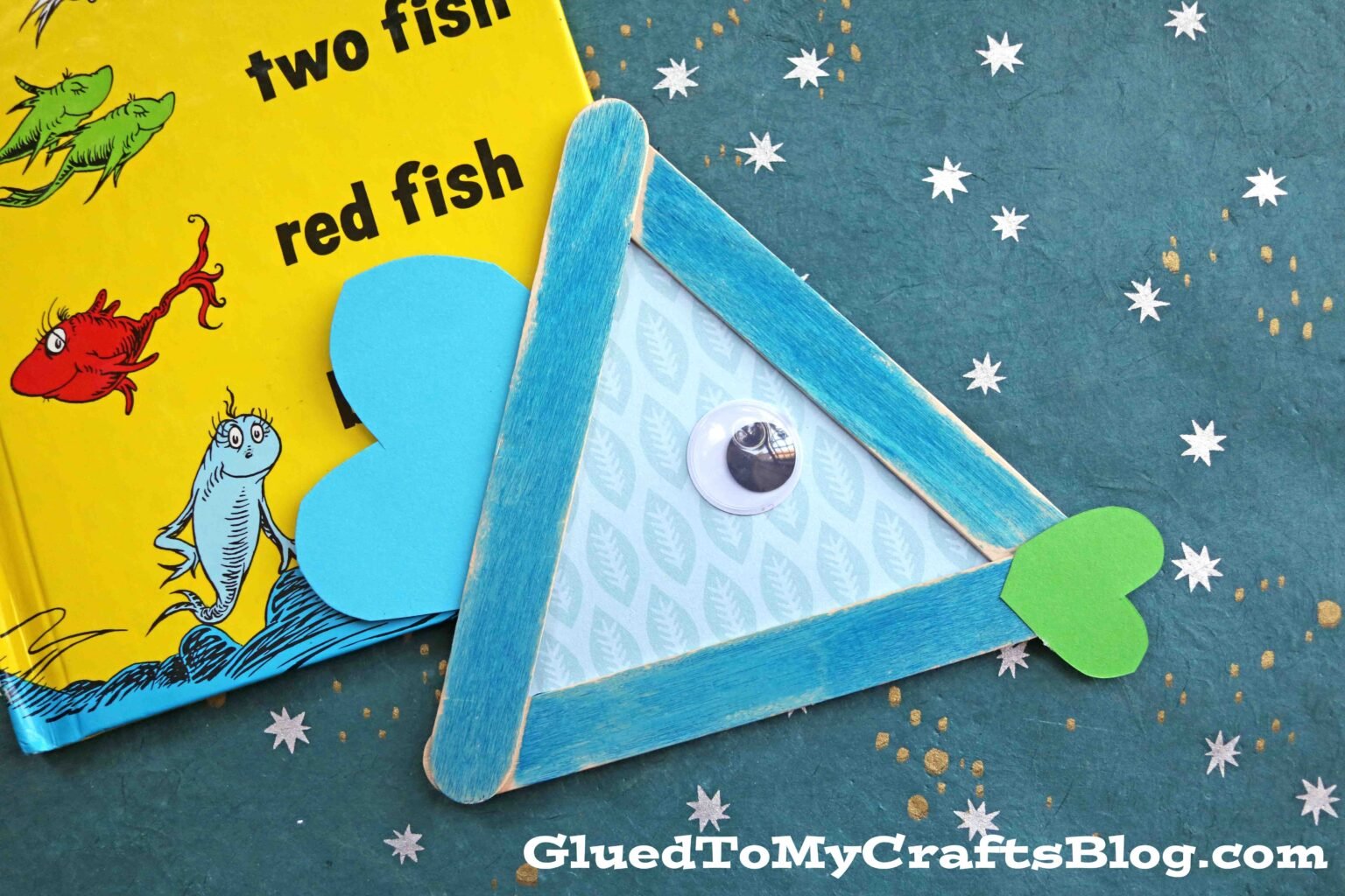 Popsicle Stick One Fish, Two Fish Craft