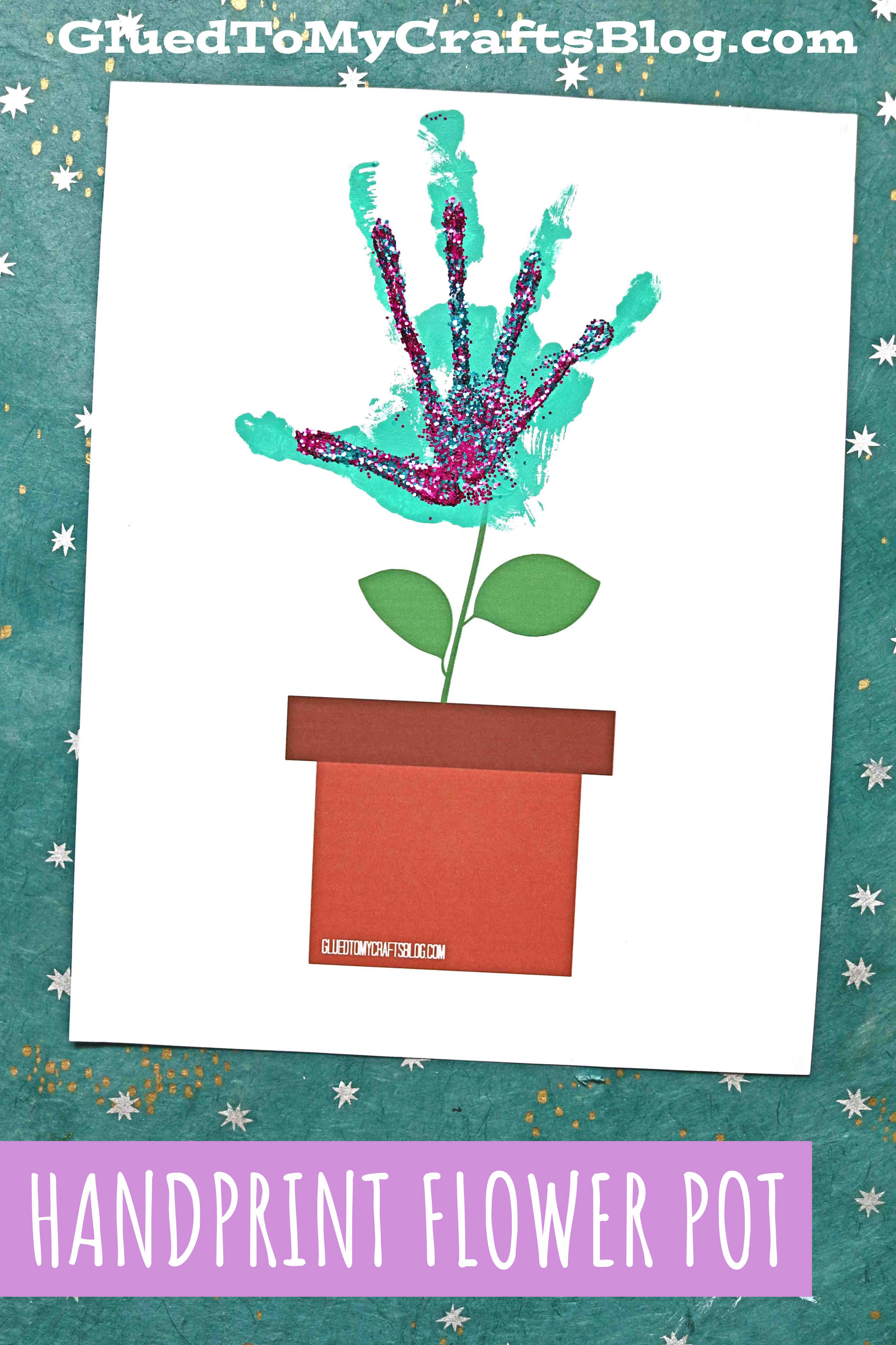 Handprint Flower Pot