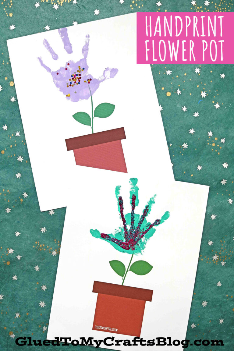 Handprint Flower Pot Craft
