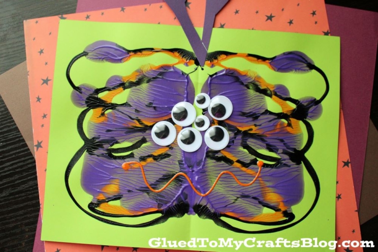 Paper and Paint Splat Monsters