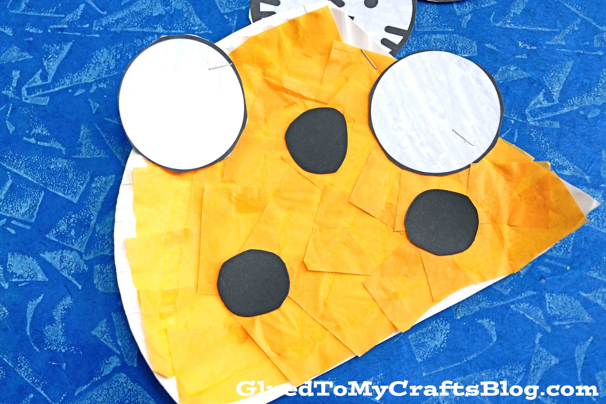 Paper Plate Cheese and Mouse Craft Idea
