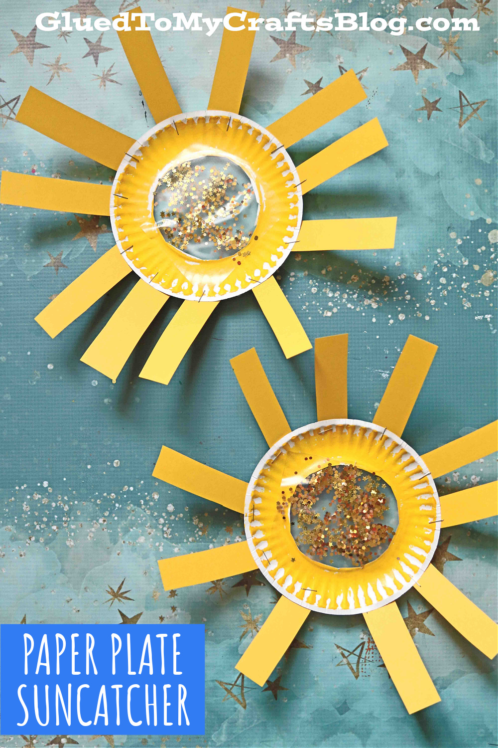 Paper Plate Suncatcher Sunshine