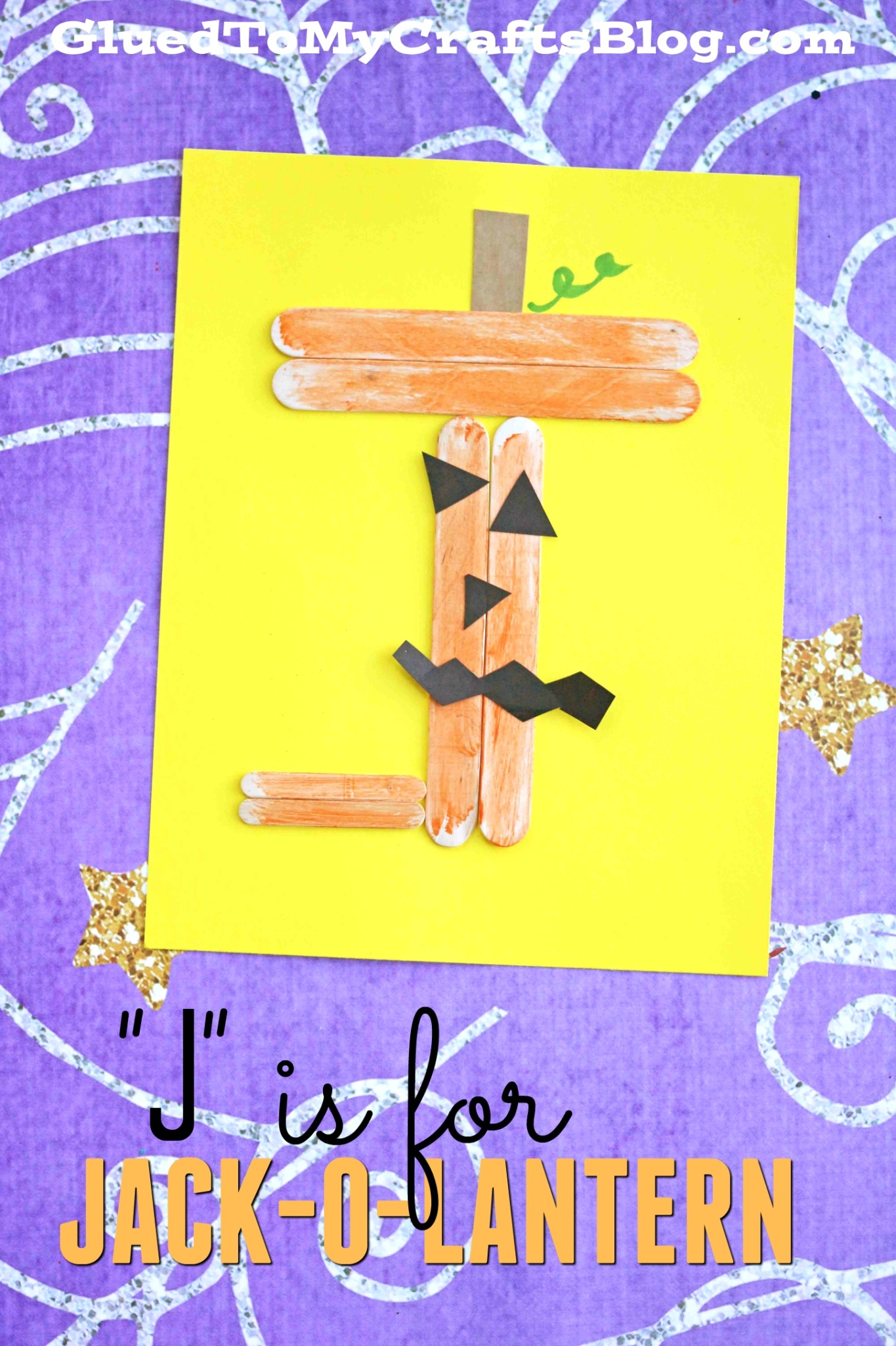The ABC's In Popsicle Sticks