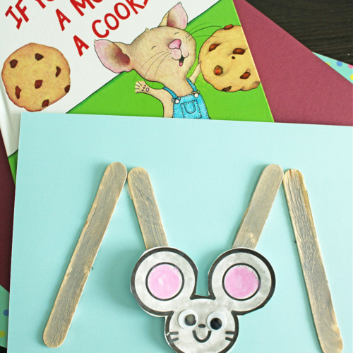 Popsicle Stick "M" is for Mouse Craft