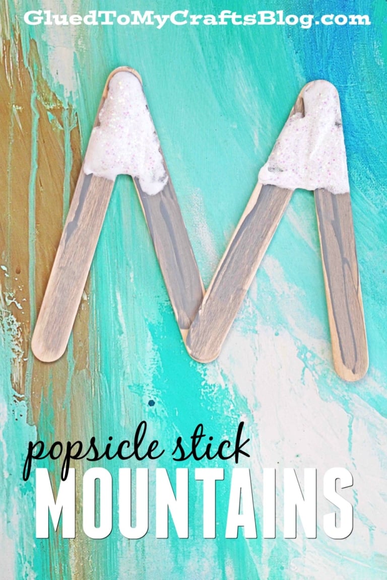 The ABC's In Popsicle Sticks