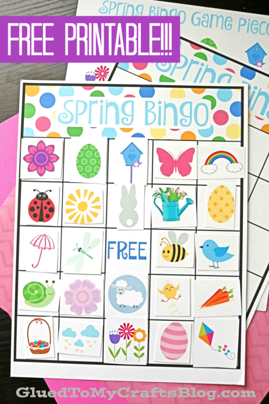 Spring Bingo Game Freebie Printable