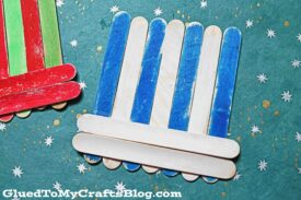 Popsicle Stick Train Conductor Hat