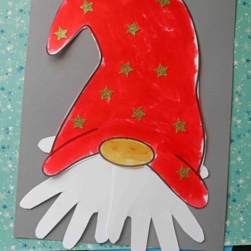 Handprint Gnome Craft Idea