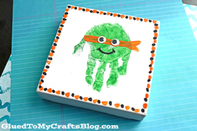 Handprint Ninja Turtle Keepsake