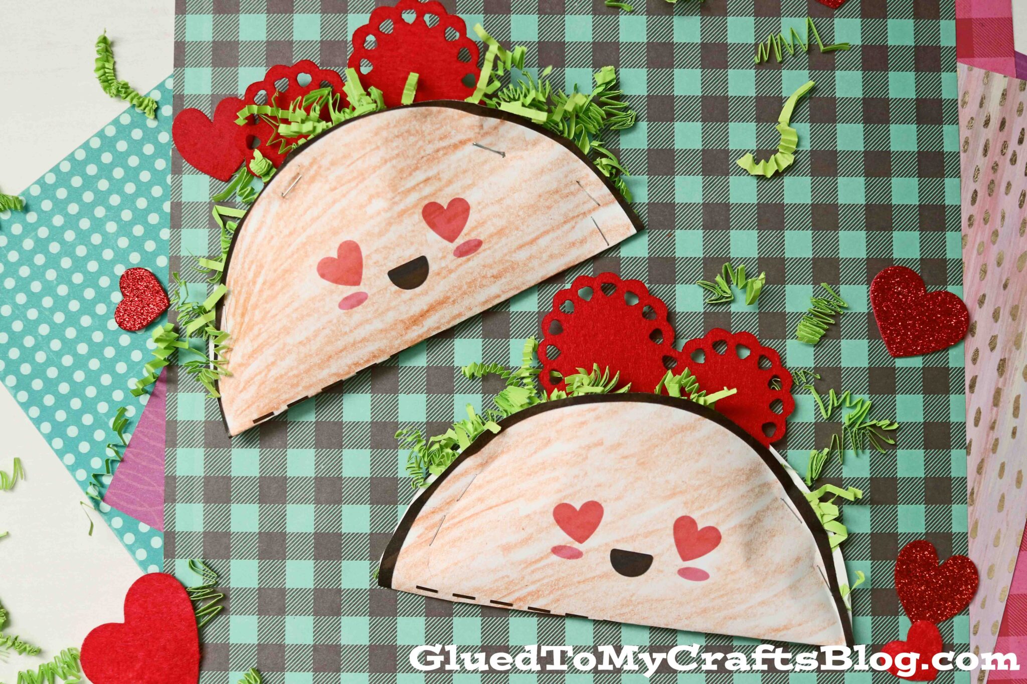 Paper Love Taco Craft Idea For Valentine's Day