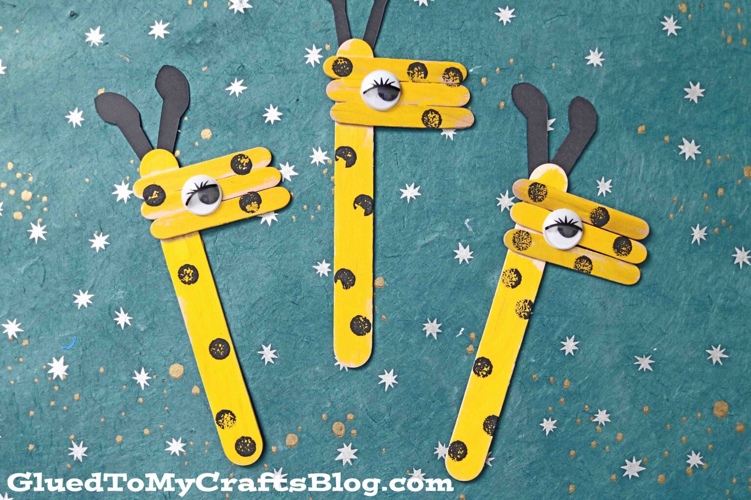 Popsicle Stick Giraffe Craft Idea