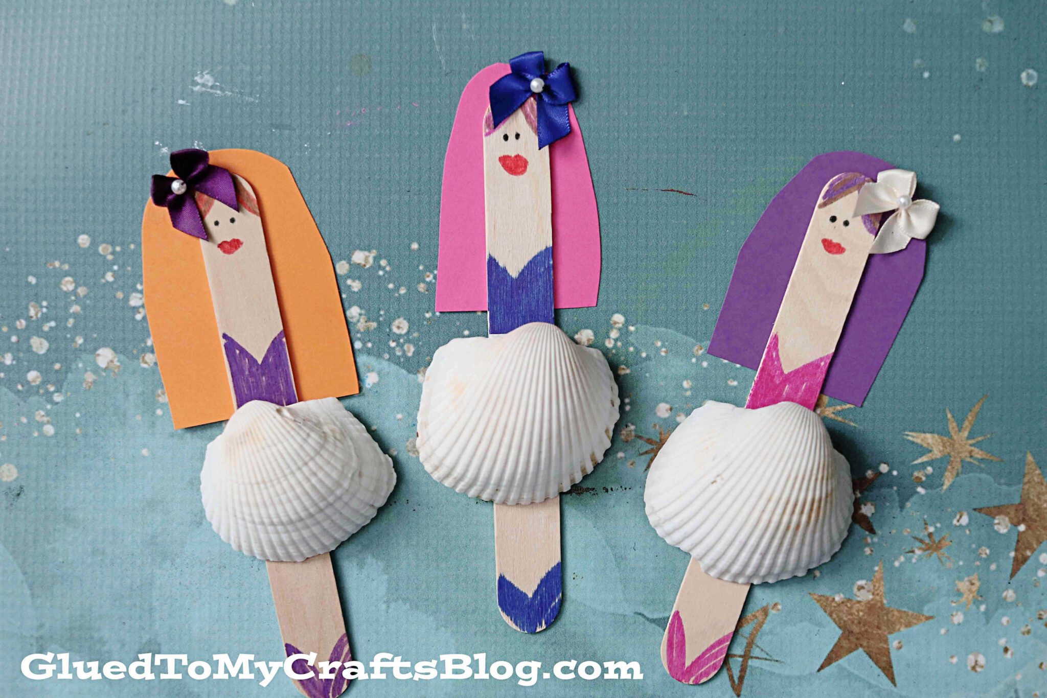 Seashell Ballerina Craft Idea For Kids