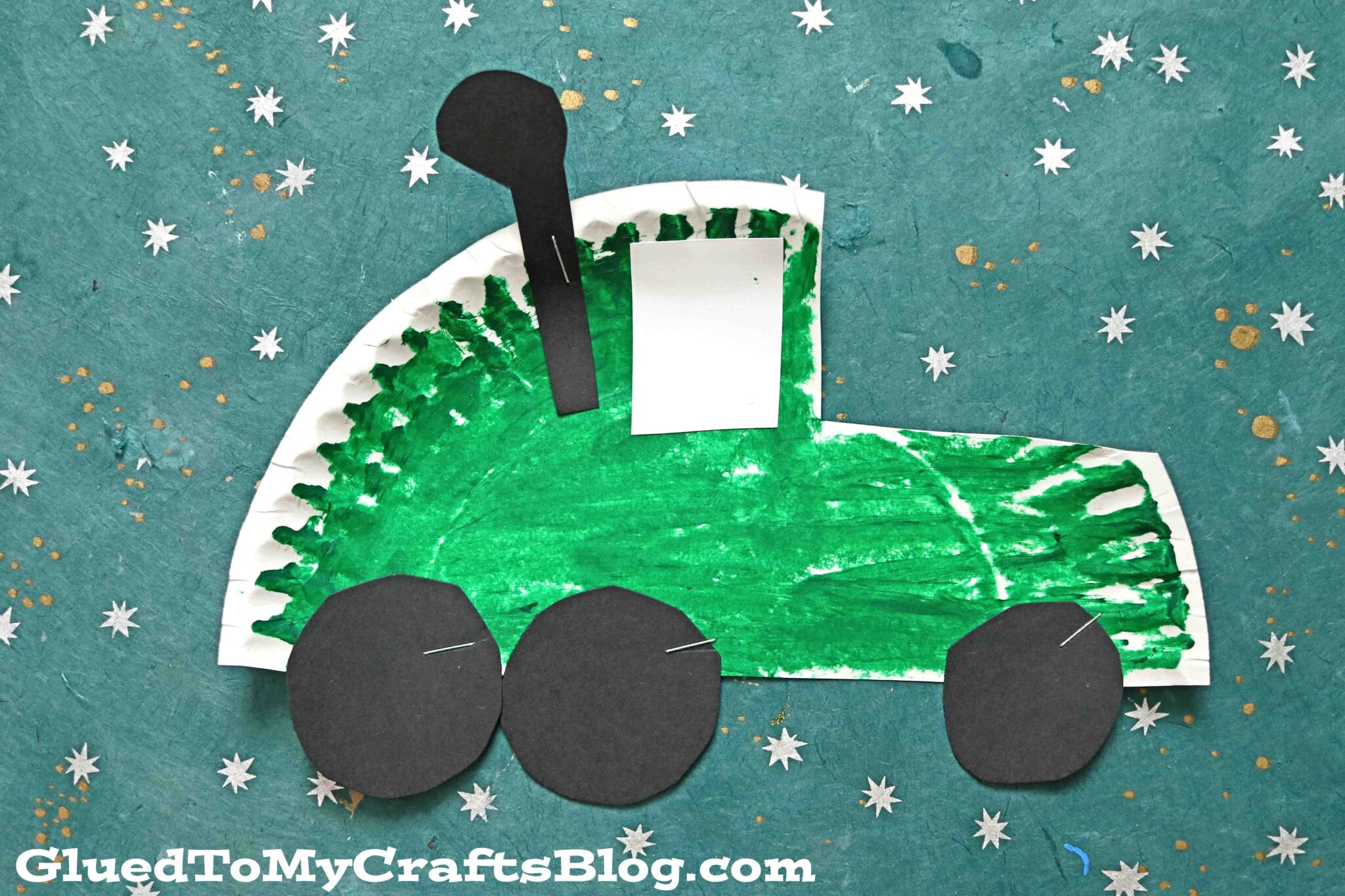 Paper Plate Garbage Truck Craft
