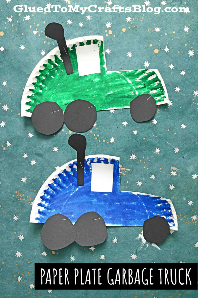 Paper Plate Garbage Truck Craft