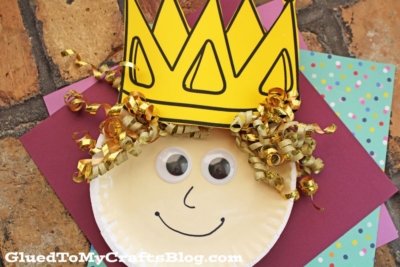Paper Plate Princess Craft Idea For Kids