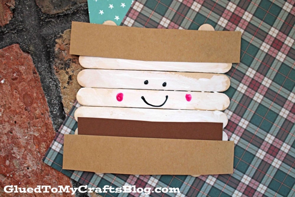 Popsicle Stick Smores Craft