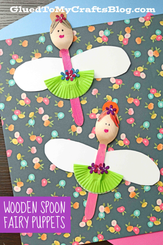 Wooden Spoon Fairy Puppet Craft Idea