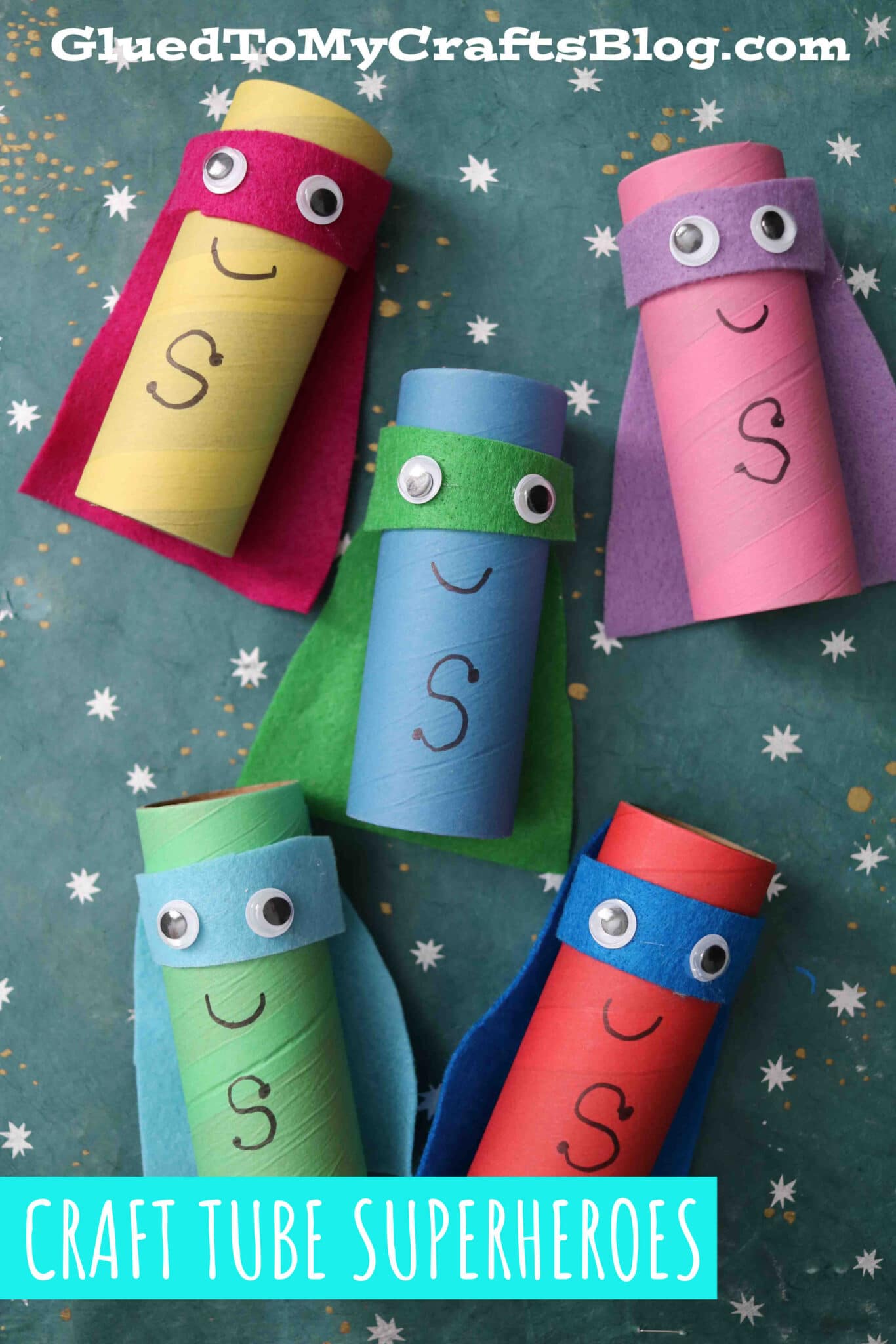 Cardboard Craft Tube Superhero Craft Idea
