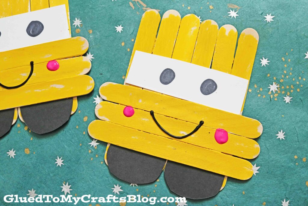 Craft Stick Bus Back To School Activity