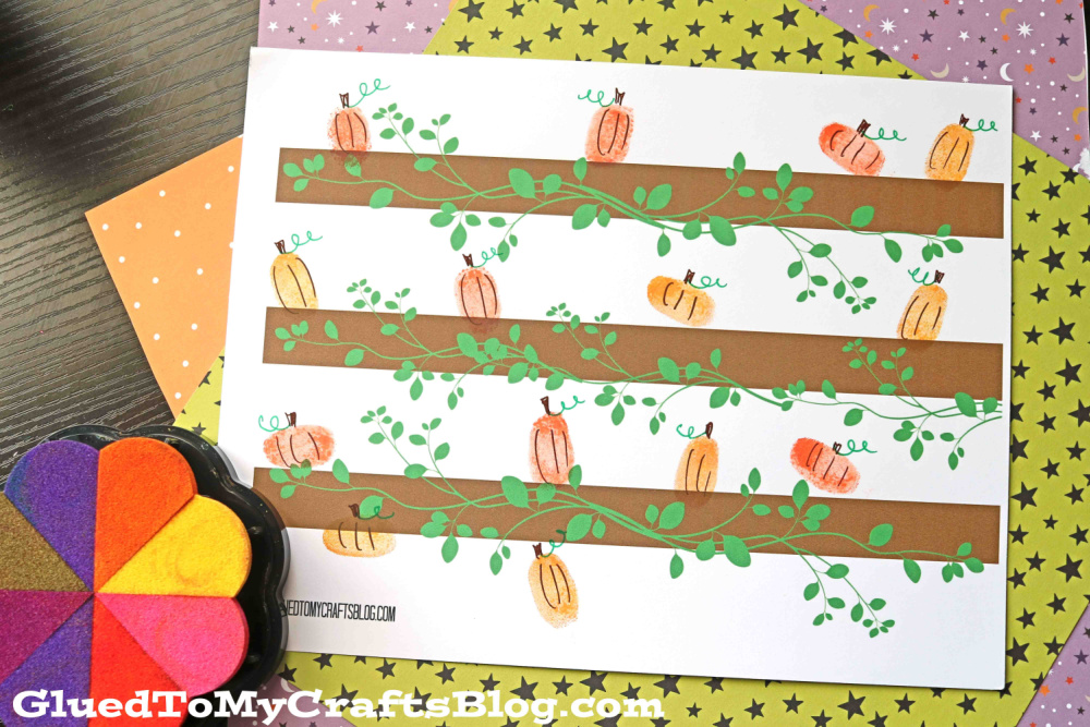 Thumbprint Pumpkin Patch Craft