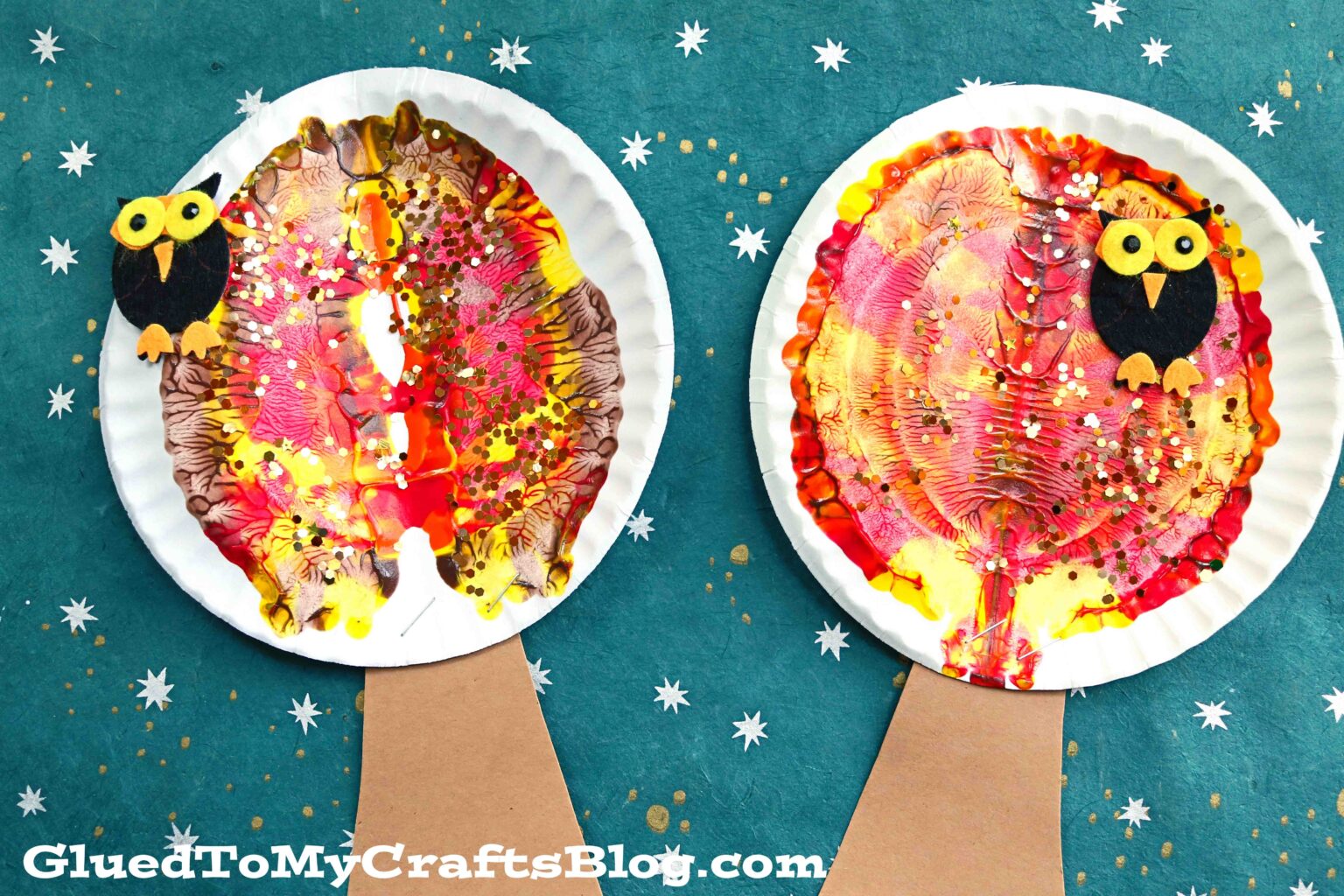 Paint Splat Tree Craft Idea For Kids