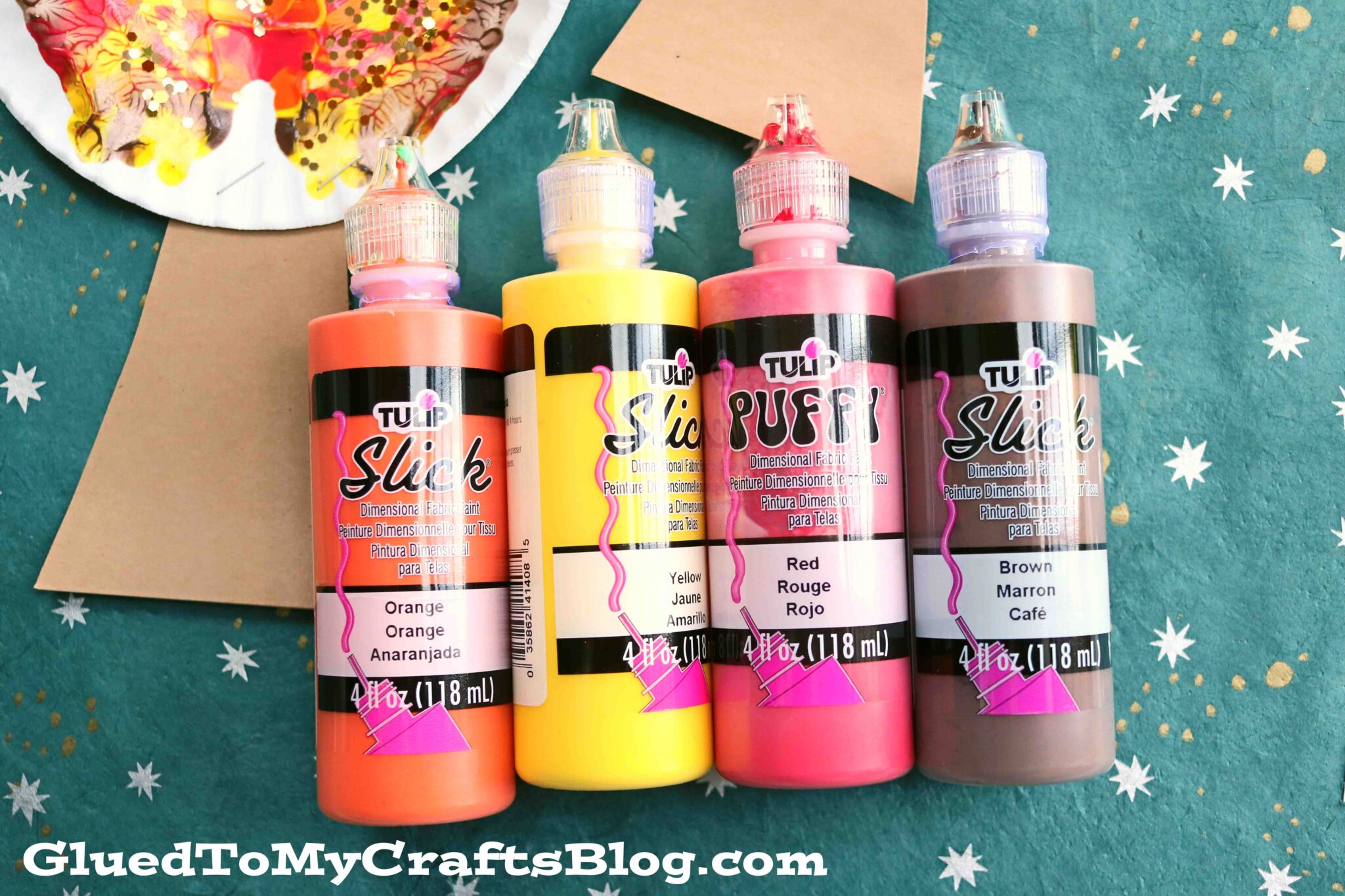 Paint Splat Tree Craft Idea For Kids