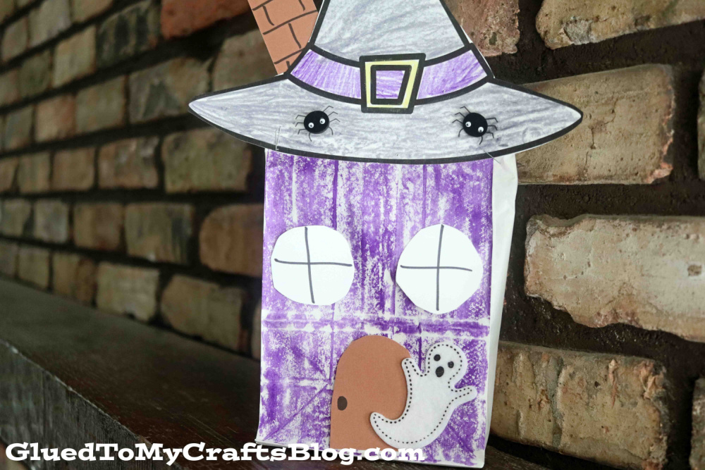 Paper Bag Haunted House Craft