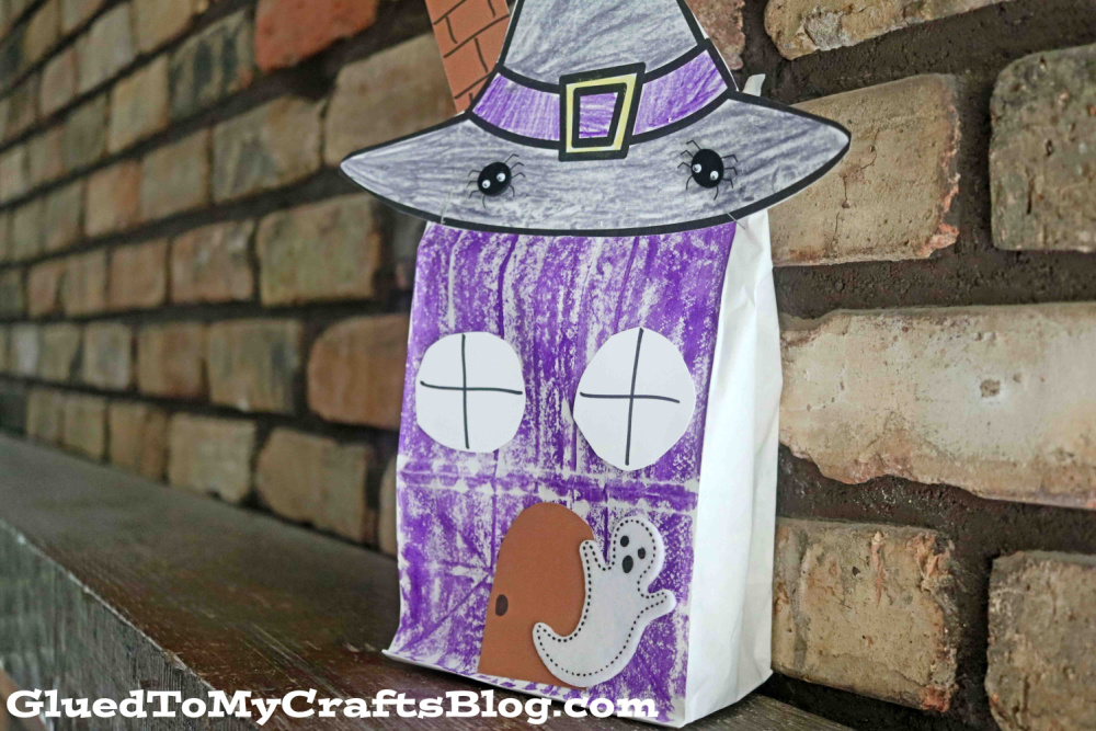 Paper Bag Haunted House Craft