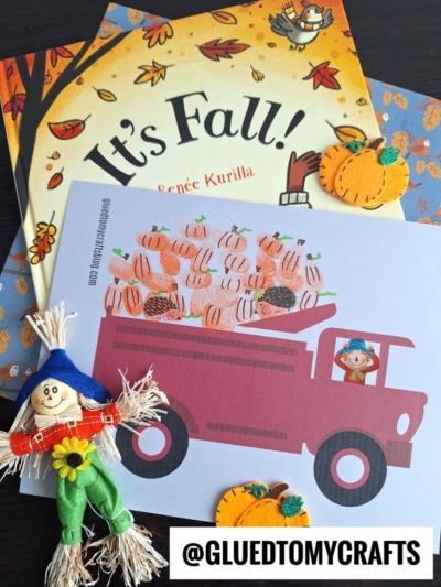 Thumbprint Pumpkins In Farm Truck Craft
