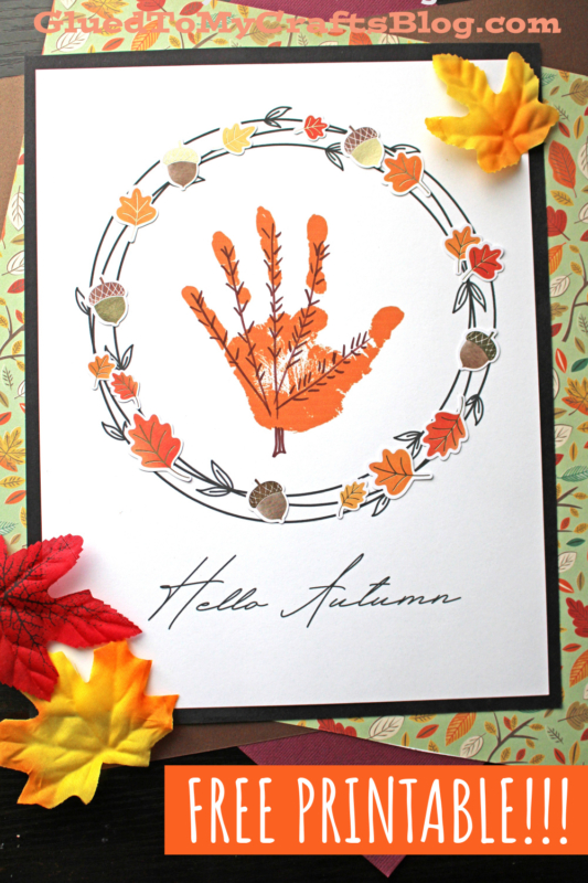 Handprint Leaf Keepsake For Fall