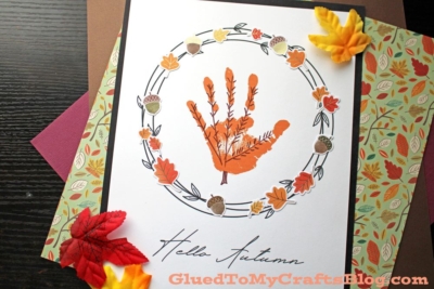 Handprint Leaf Keepsake For Fall