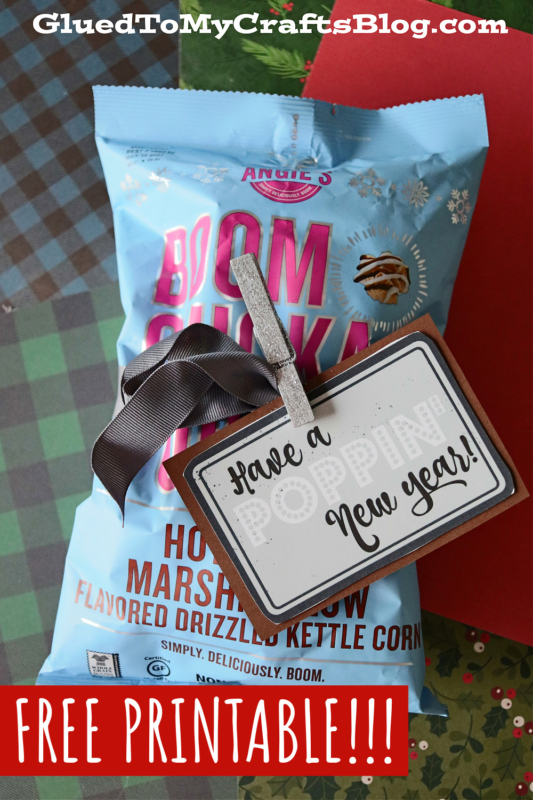 Spread Joy w/our Poppin' New Year's Gift Tag