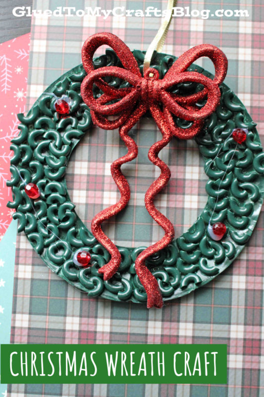 Pasta Noodle Christmas Wreath Ornament