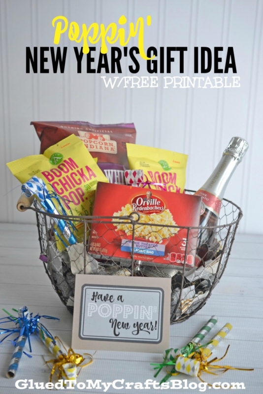 Spread Joy w/our Poppin' New Year's Gift Tag