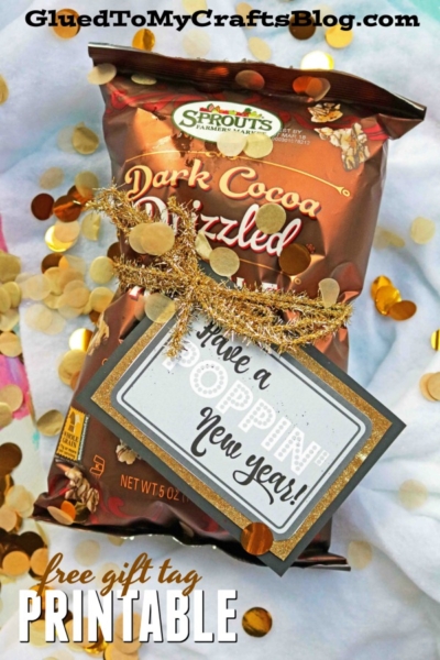 Spread Joy w/our Poppin' New Year's Gift Tag