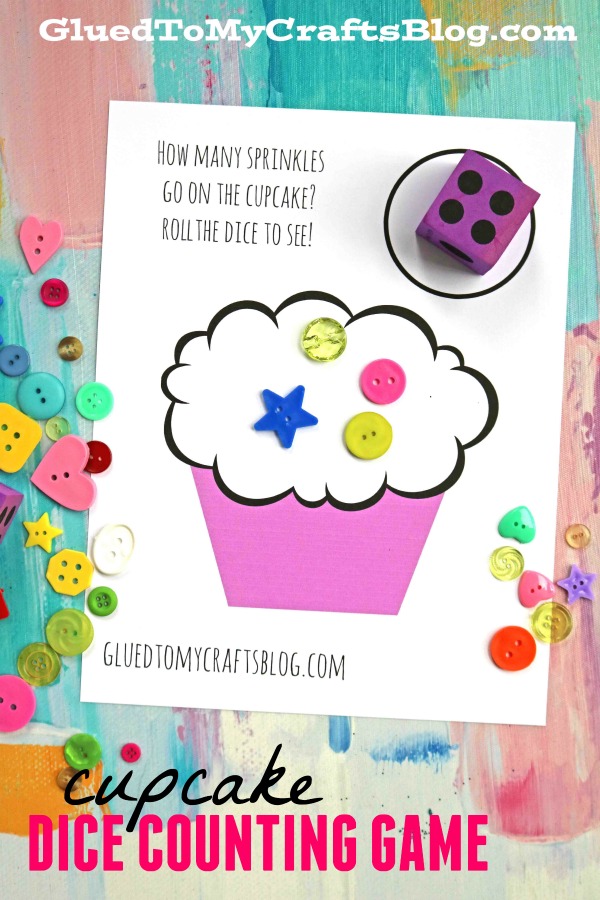 Cupcake Dice Game - Learning Game For Preschoolers