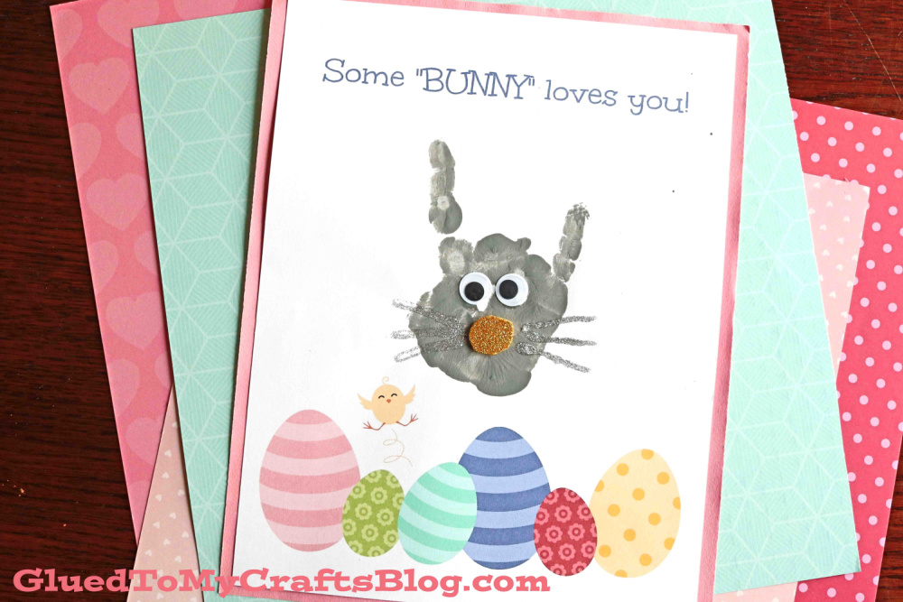 Handprint Some "Bunny" Loves You Keepsake