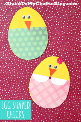 Foam Egg Easter Friends Craft Idea