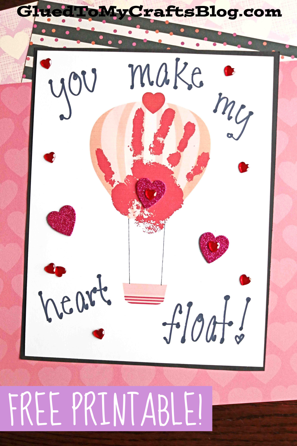 Hot Air Balloon Craft Heart