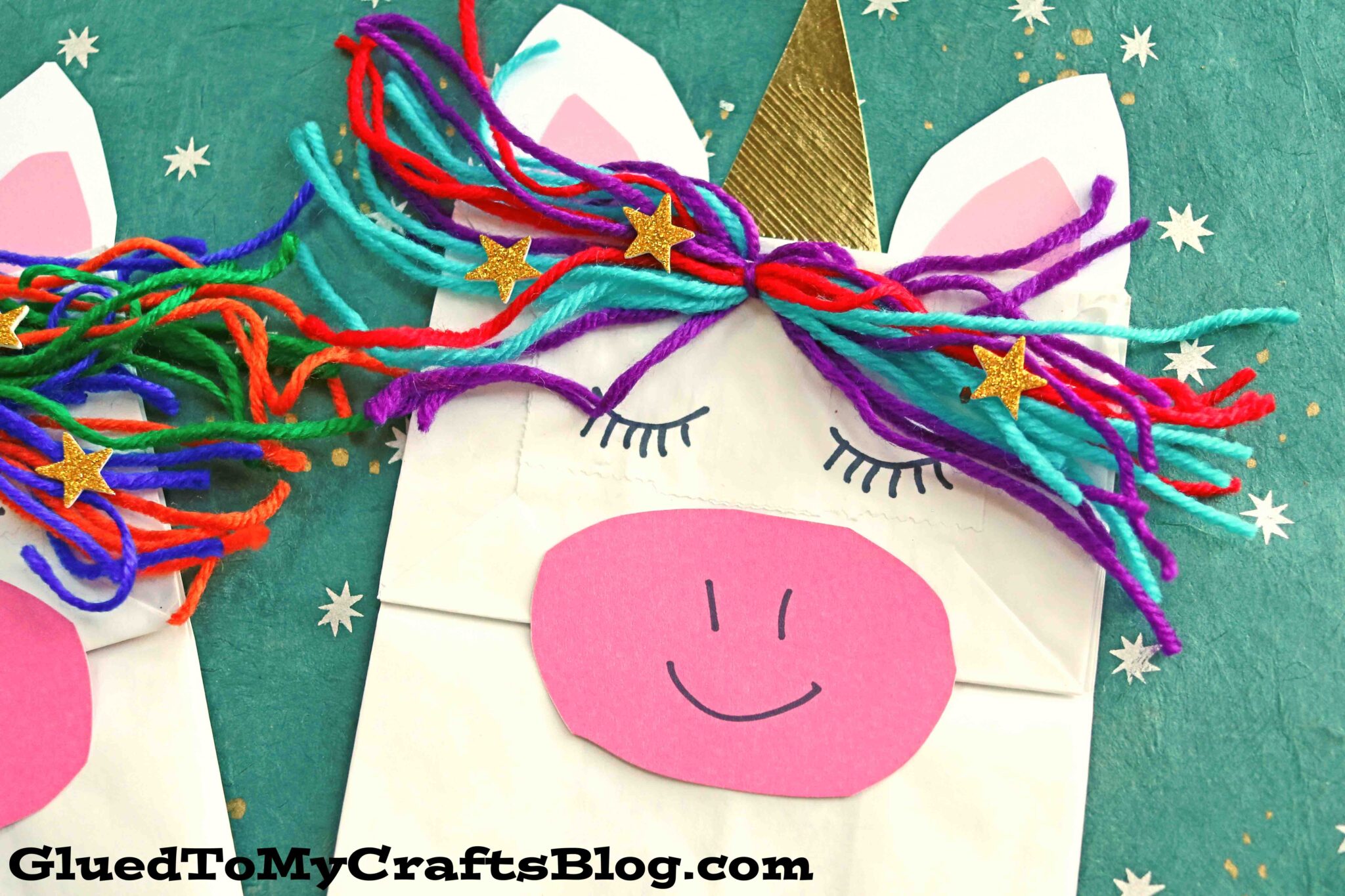 Paper Bag Unicorn Puppet