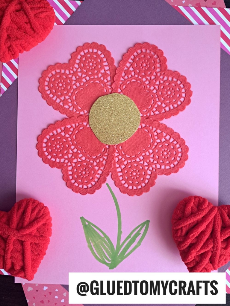 Paper Doily Craft Idea For Kids